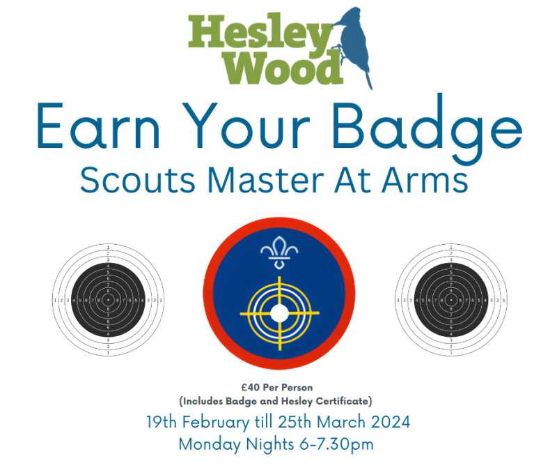 Master at Arm Course for Scouts – Hesley Wood Scout Activity Centre